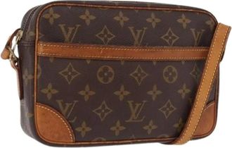 Louis Vuitton Sac bandouli&egrave;re Pre-owned en toile Monogram - Femme - Pre-owned - Brun - Taille: ONE Size