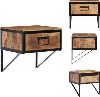 vidaXL Nachttisch 40x35x40 cm Massivholz Mango - Nachttisch - Massivholzm&ouml;bel - Mangoholz - Wohnraumgestaltung - Sideboard