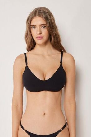 Calzedonia Bustier-bikinioberteil Premium Fit Schwarz