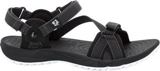 Jack Wolfskin Lakewood Ride Sandal W, Sandales de Randonnée Femme, Noir (Black 6000), 38 EU