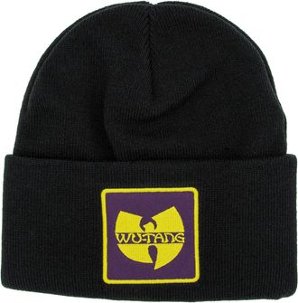 Amplified Logo Strickmütze | Wu-Tang | BandMerch, Band-Accessoire für Herren, Damen, Kinder, Unisex, Frühling, Sommer, Herbst, Winter, Musik Fan, Festival