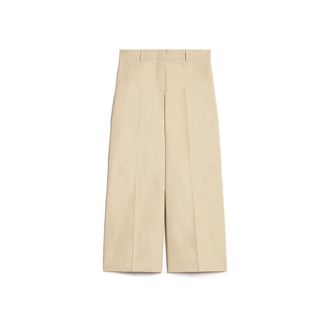 Max Mara Pantalon Large Zircone - Femme - Pantalons - Beige - Taille: 42 FR