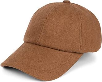 styleBREAKER Casquette de Baseball Unisexe Unicolore Aspect Flanelle avec Laine, Casquette de Baseball 6 Panneaux, Boucle m&eacute;tallique r&eacute;glable 04023088, Couleur:Cog