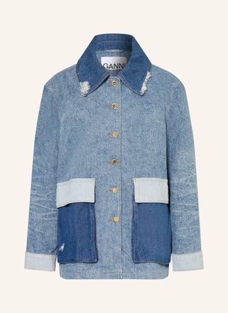 Ganni Jeansjacke blau