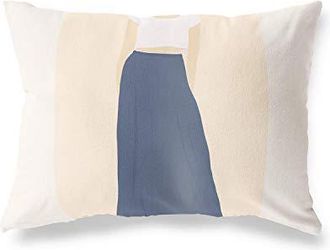 Bonamaison Le Jardin du Lin Kissen Zierkissenbezug Kissenbezug, Weich Bequem, F&uuml;r Zuhause Autos B&uuml;ro Sofa Wohnzimmer Couch Schlafzimmer Dekor, 35x50 Cm - Entworf