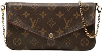 Louis Vuitton Sac bandouli&egrave;re Pochette Felicie Pre-owned - Femme - Pre-owned - Brun - Taille: ONE Size