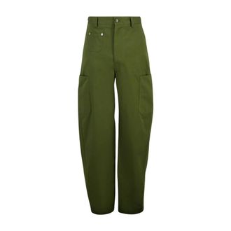 Givenchy Khaki Couture Naht Baumwoll Cargo Hose - - Trousers - Herren - Gr&uuml;n - M