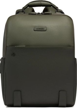 Piquadro Homme, Sacs, Vert, Taille: ONE Size Sac &agrave; dos fin pour ordinateur portable 15,6