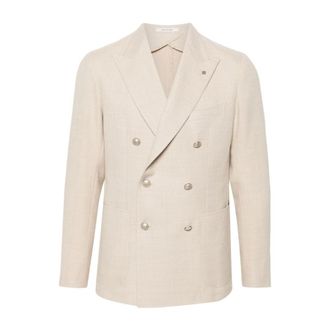 Tagliatore Herrenbekleidung Oberbekleidung Beige Aw24 - - Jackets - Herren - Beige - XL