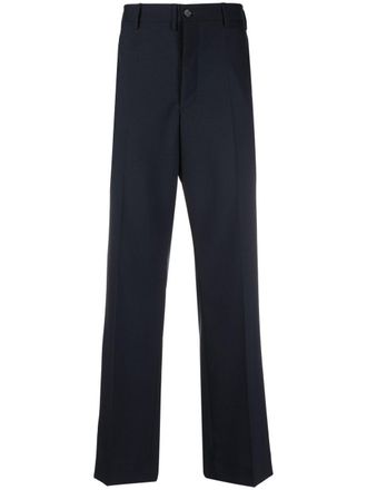 Marni pantalon de costume &agrave; taille haute - Bleu