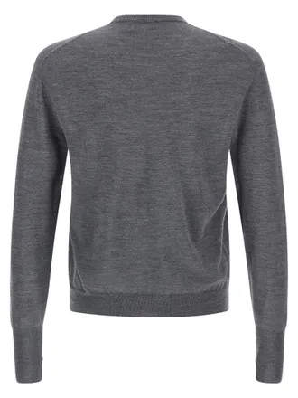 Maryya Merino Wool, Silk and Cashmere Blend Sweater - Gray