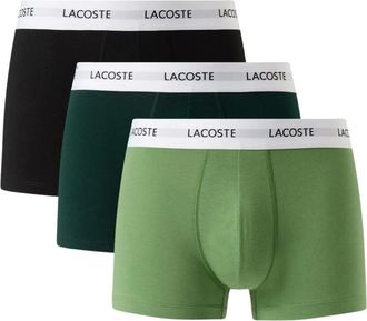 Lacoste Homme, Sous-v&ecirc;tements, Multicolore, Taille: M Tripack Boxers Cotton Stretch