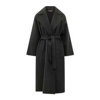 Max Mara Operoso Mantel - - Coats - Damen - Schwarzk - M