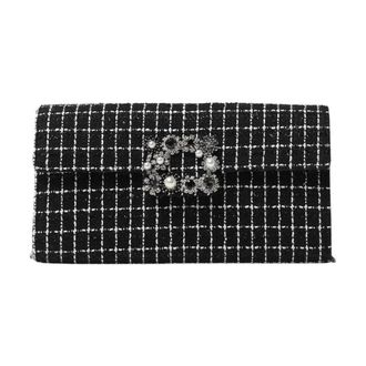 Roger Vivier Schwarze Perlen Clutch Tasche - - Bags - Damen - Schwarzk - ONE SIZE