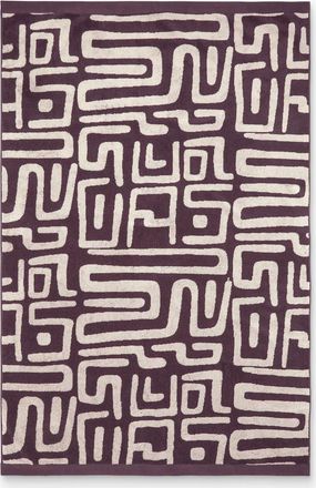 OAS Gemustertes Badetuch aus Baumwolle in Frottee-Qualit&auml;t in