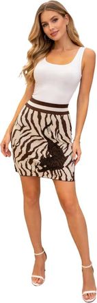 Akep Femme, Jupes, Multicolore, Taille: 42 FR Skirts