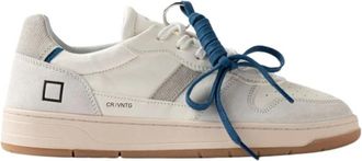 D.A.T.E. D.a.t.e. - Court 2.0 Vintage - Homme - Chaussures - Blanc - Taille: 42 EU
