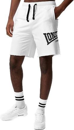 Lonsdale London Polbathic Homme Short Blanc 3XL 100% Coton
