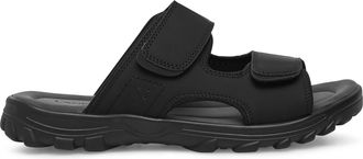 Gino Lanetti Pantoletten Lanetti MSS20464-01 Schwarz