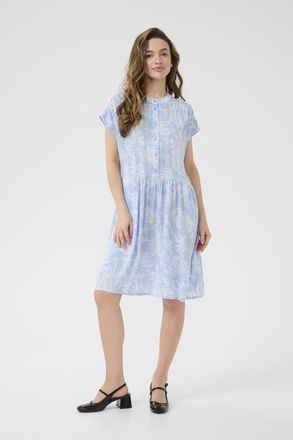 Kaffe Kleid KAbeathe Regular fit blue white
