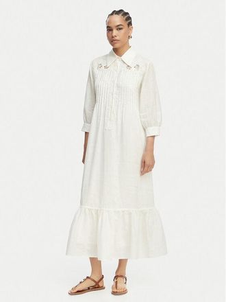 Luisa Spagnoli Hemdkleid Parisi 543104 Wei&szlig; Regular Fit