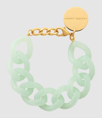 Vanessa Baroni Bracelet Flat Chain Opaline Mint