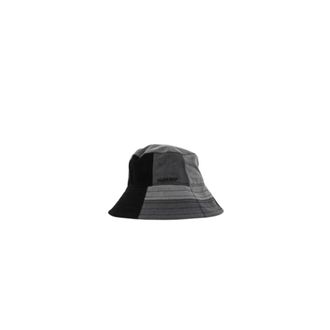 AMBUSH Ambush, unisex, Accessoires, Noir, Taille: L/Xl Chapeau en patchwork de denim noir