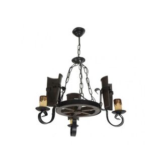 Fabrilamp Fabrilamp - Plafond rustique Plafonnier rustique 3 Luminaires. 3xE27 60w. Dimensions (50x45cm)