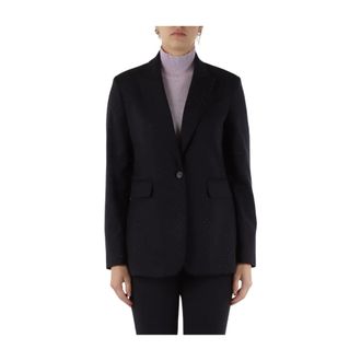 Liu Jo Femme, Vestes, Bleu, Taille: 42 FR Veste crois&eacute;e
