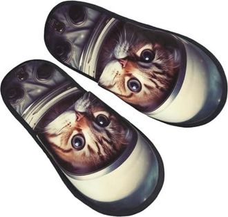Generic Chaussons Animal Chat Astronaute Anti Odeur Chaussons Maison Épais Pantoufles Pour Chambre De Camping Outdoor M
