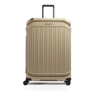 Piquadro Grande Valise Rigide Extensible &agrave; Double Acc&egrave;s - unisex - Valises - Beige - Taille: ONE Size