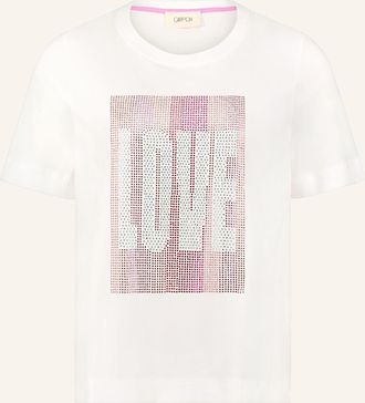 Cartoon Cartoon T-Shirt Mit Pailletten weiss