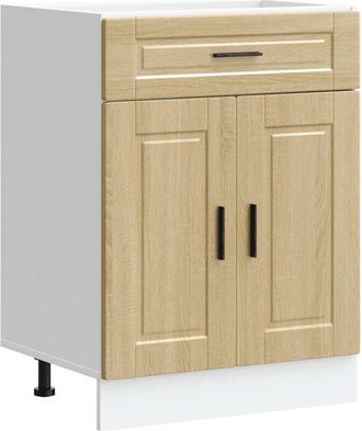 vidaXL Vidaxl - Armoire de cuisine Porto ch&ecirc;ne sonoma bois ding&eacute;nierie