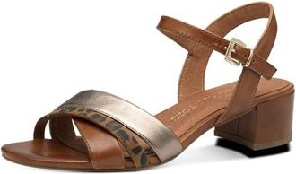 Marco Tozzi Femme Sandale 2-28210-44, Cognac Comb, 38 EU