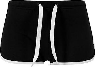 Urban Classics Short De Sport Femme Short Sexy Noir/Blanc XL