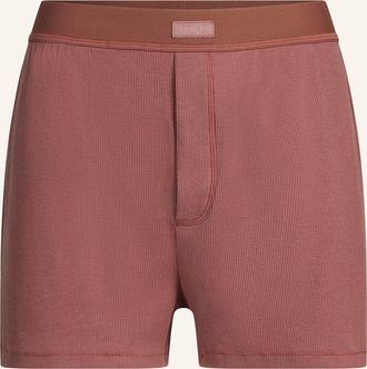 SKIMS Skims Lounge-Shorts Cotton Rib rot