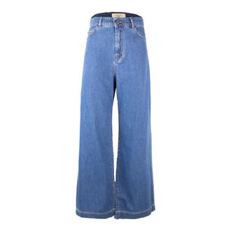 Max Mara Blaue Jeans 100% Baumwollzusammensetzung - - Jeans - Damen - Blau - 2XL