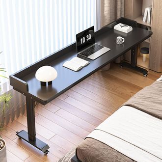 Generic &Uuml;Berbetttisch Mit Rad, Laptop-Schreibtisch, Wagentisch, 125 Kg Tragkraft, H&ouml;Henverstellbar for Computer, B&uuml;Cher, Wasserbecher