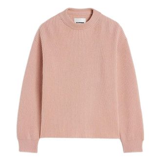 Jil Sander Femme, Pulls, Rose, Taille: 44 FR Pull Tricoté Confortable pour Jours dHiver