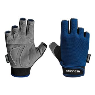 Bassdash Astro Fahrradhandschuhe Trainingshandschuhe Angelhandschuhe Fingerlose Winter Handschuhe rutschfest Atmungsaktiv Kletterhandschuhe f&uuml;r Angeln Motoradf