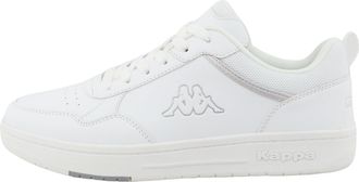 Kappa Damen 95K0352001 Sneaker, White-Silver, 39 EU