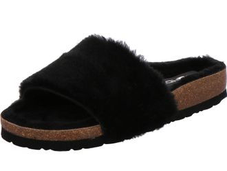 Rohde Damen Pantoffeln Hausschuhe Alba 6060, Gr&ouml;&szlig;e:37 EU, Farbe:Schwarz