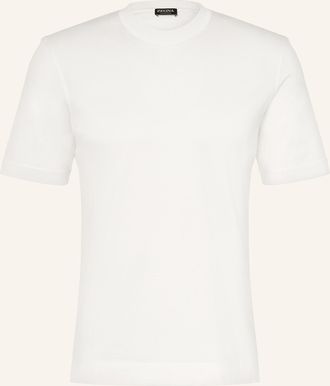 Ermenegildo Zegna Zegna T-Shirt Mit Seide weiss