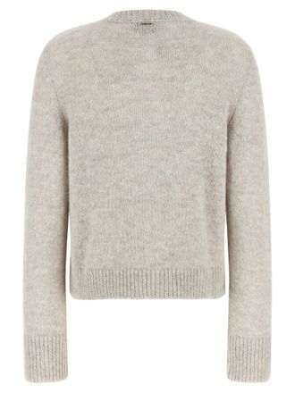 Twin-Set Jacquard Diamond Cardigan - Gray