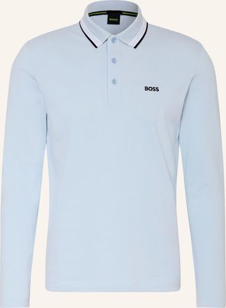 HUGO BOSS Piqu&eacute;-Poloshirt Plisy Regular Fit blau