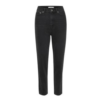 Gestuz High-Waist Mom Jeans in Schwarz - - Jeans - Damen - Schwarzk - W29