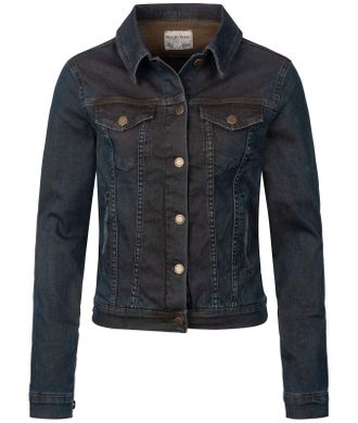 Rock Creek Damen Jeans Jacke &Uuml;bergangs Jacke Denim Blouson Stretch Kurz Classic Jeansjacken Urban Stonewash D-401 Mittelblau XS