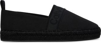 Calvin Klein Espadrilles Calvin Klein Oblique Espadrille Webbing HW0HW02934 Schwarz