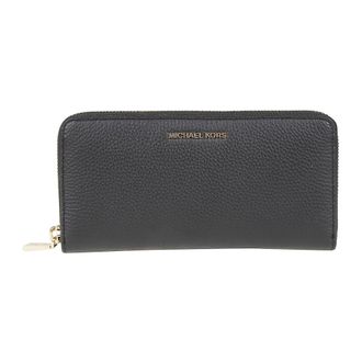 Michael Kors Portefeuille Continental zipp&eacute; Jet Set Large Slim - Femme - Accessoires - Noir - Taille: ONE Size