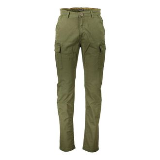 Napapijri Homme, Pantalons, Vert, Taille: W38 Pantalon de Sport Vert Slim Fit avec Imprim&eacute;